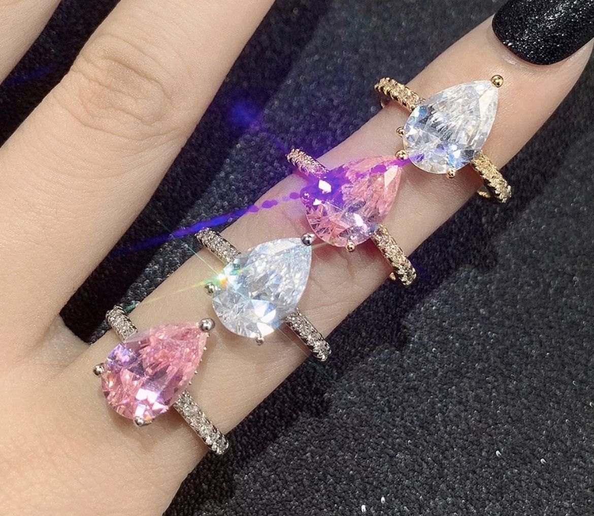 TEAR DROP RING – Icy Rose Jewellery